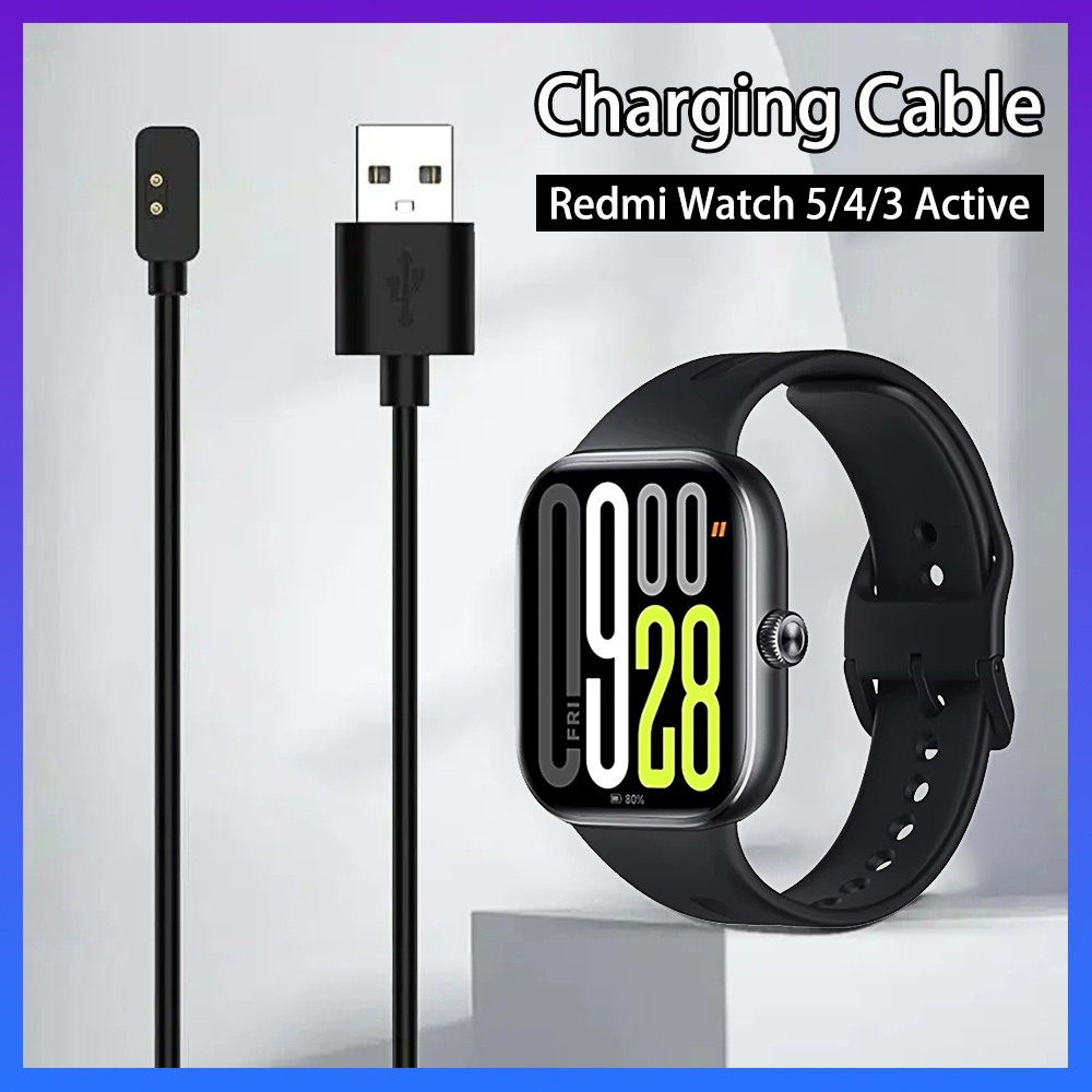 Cáp sạc cho Redmi Watch 5 / 5 Active / 5 Lite, Redmi Watch 4 / 3 Active 60cm Dây sạc | Shopee ...