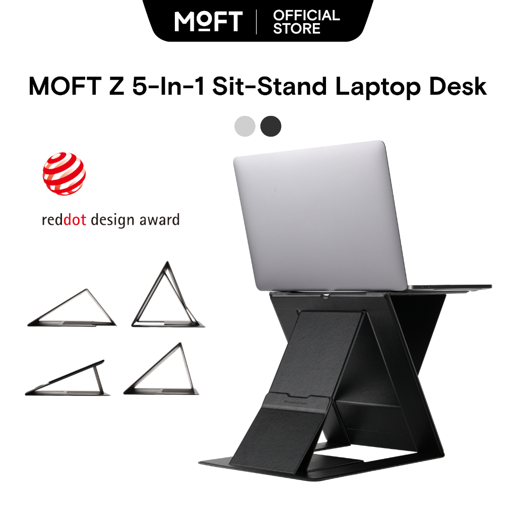 Moft Z 5-In-1 Sit-Stand Laptop Desk Invisible And Portable Stand Giá Đỡ Máy Tính Xách Tay Hình ...