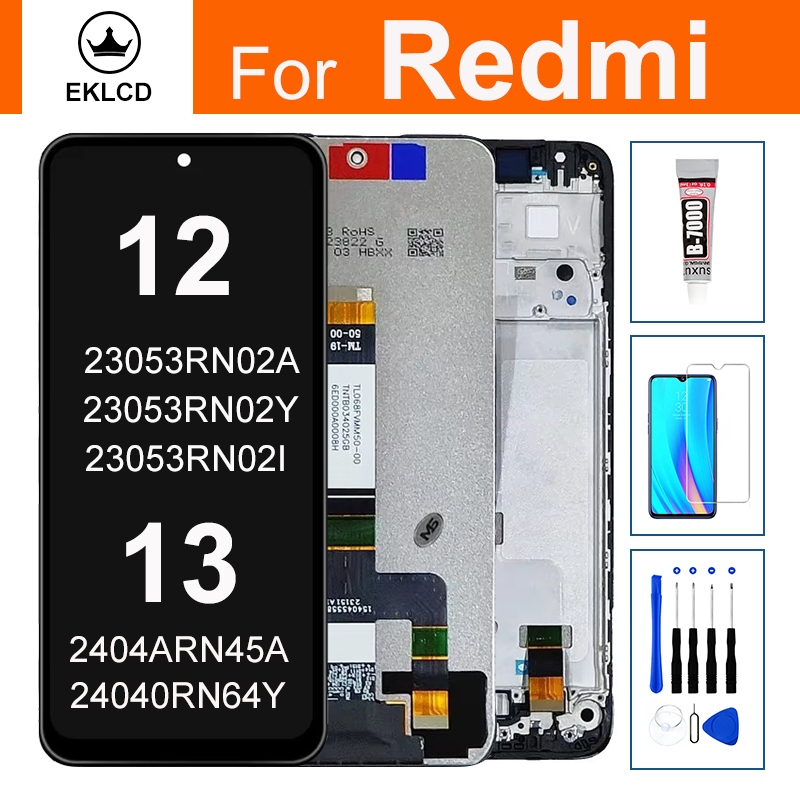 Màn Hình LCD Cho Xiaomi Redmi 12 13 4G 5G 23053RN02A 23076RN4BI ...