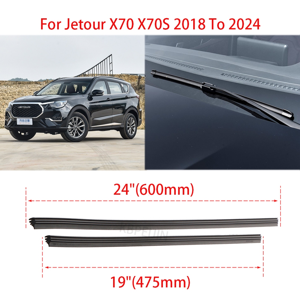 1 Bộ Cần Lau Xe Đổ Lại Dải Cao Su 19 "24" Cho Jetour X70 X70S 2018-2024 | Shopee Việt Nam