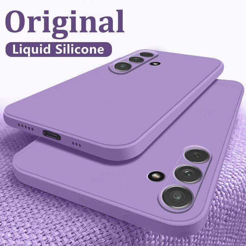 Ốp điện thoại mềm cạnh vuông màu trơn cho Samsung Galaxy A14 A24 A34 A54 A15 A25 A35 A55 A16 5G ...