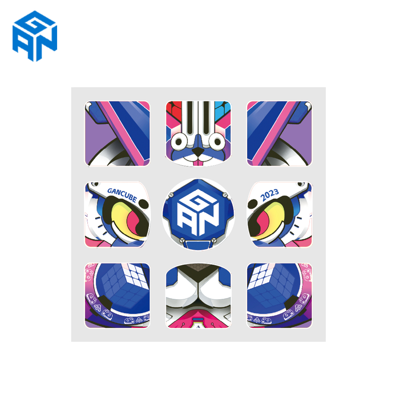GAN 3x3 Cube Year of the Tiger Limited Edition Stickers Original ...