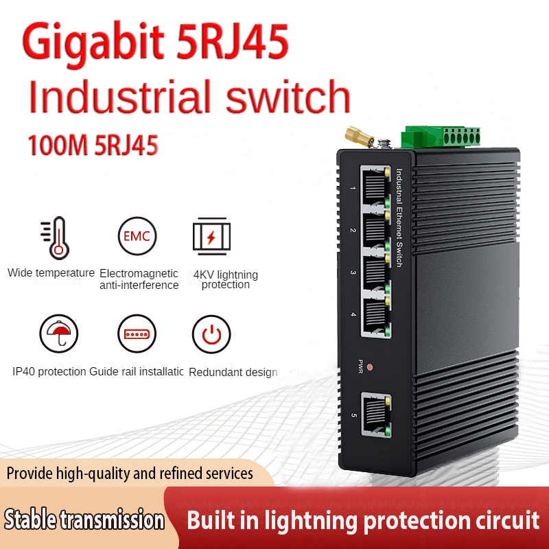 Công tắc công nghiệp Gigabit Công tắc POE 5 cổng Công tắc 100M | Shopee Việt Nam