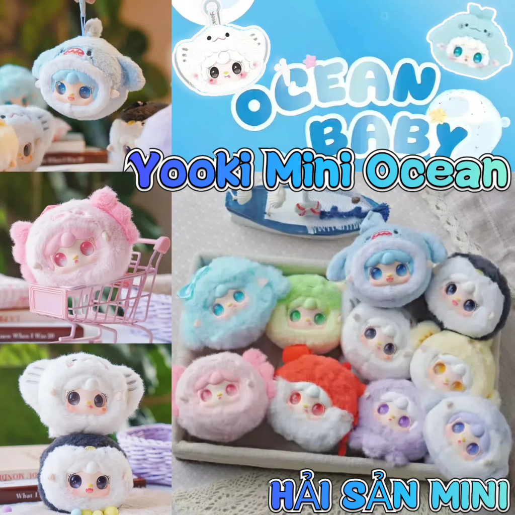 Yooki HẢI SẢN Mini Hộp Mù | Yooki Ocean Baby | Yooki V6 Blind Box 1 Cái Búp bê Plush | Shopee ...