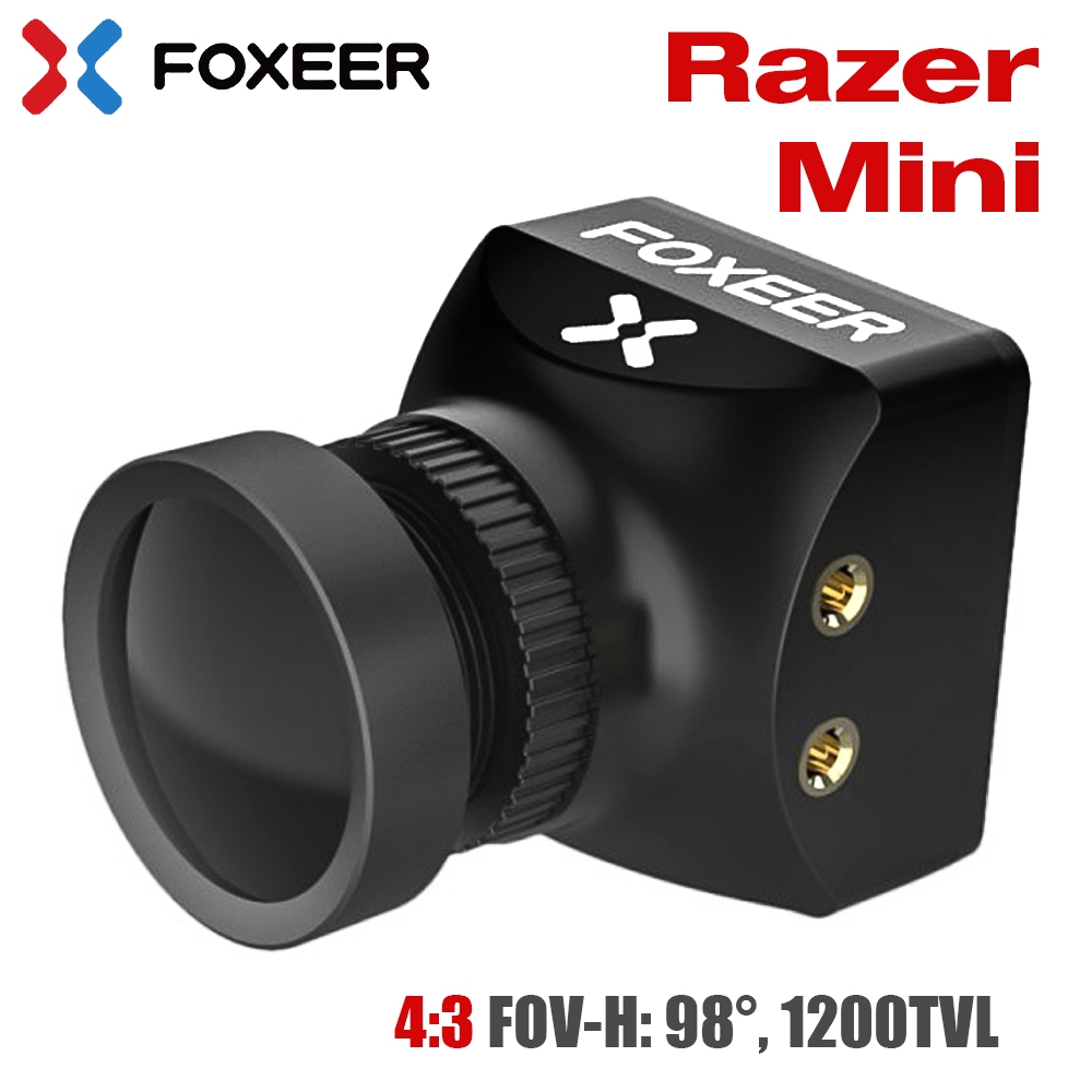 Foxeer Razer Mini FPV Camera 1 / 3 CMOS HD 5V ~ 25V 90dB 1200TVL FOV-H ...