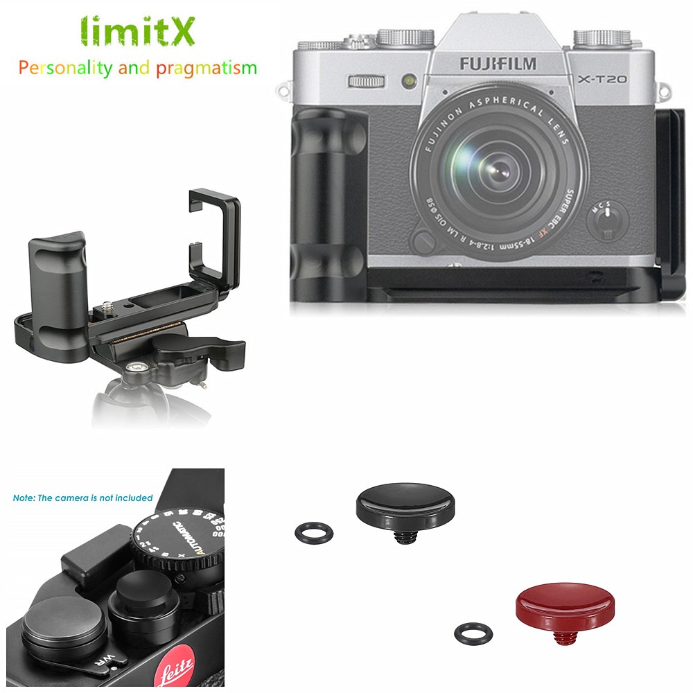 Xt30ii XT30 XT20 XT10 Phát hành nhanh Giá đỡ tấm L Tay cầm & Nút nhả màn trập 2x cho máy ảnh ...