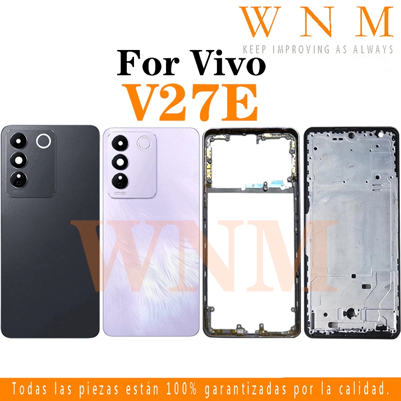 Dành Cho VIVO V27E V2237 LCD Khung Trước Viền Lưng Pin + Khung Giữa ...