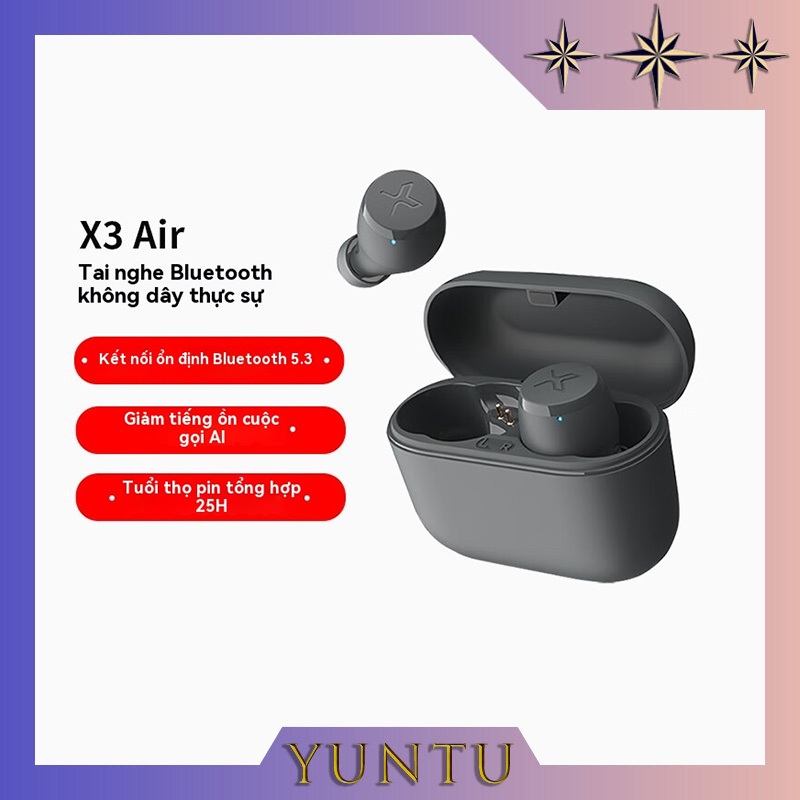 Tai nghe Bluetooth không dây EDIFIER X3 Air Bluetooth 5.3 Điều khiển cảm ứng Chơi game Độ trễ ...
