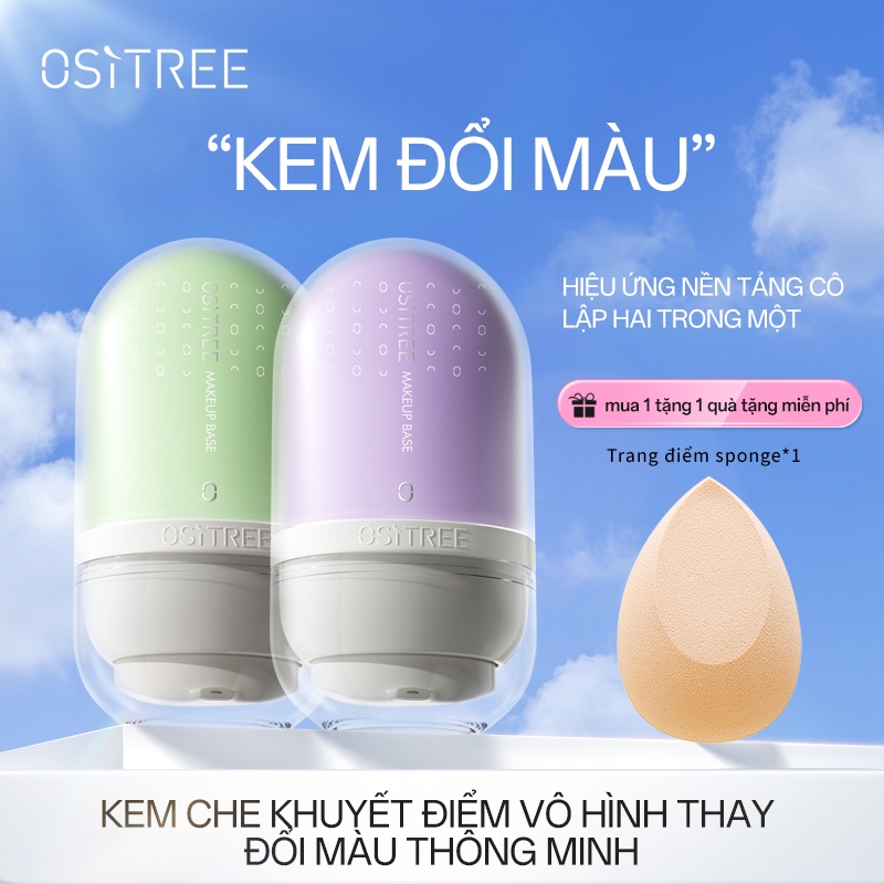 Ositree Đổi Màu Barrier Kem Trang Điểm Kem Lót Dưỡng Ẩm Hydrating ...