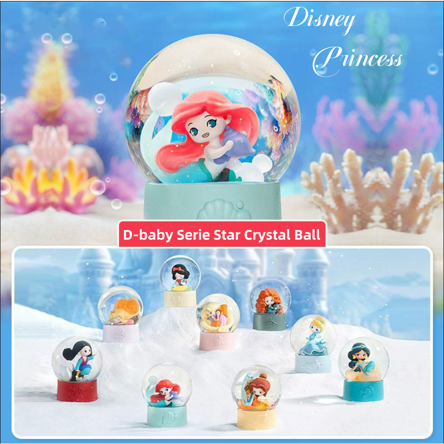 52toys Disney Princess D-baby Series Star Crystal Ball Blind Box Bộ sưu tập đồ chơi | Shopee ...