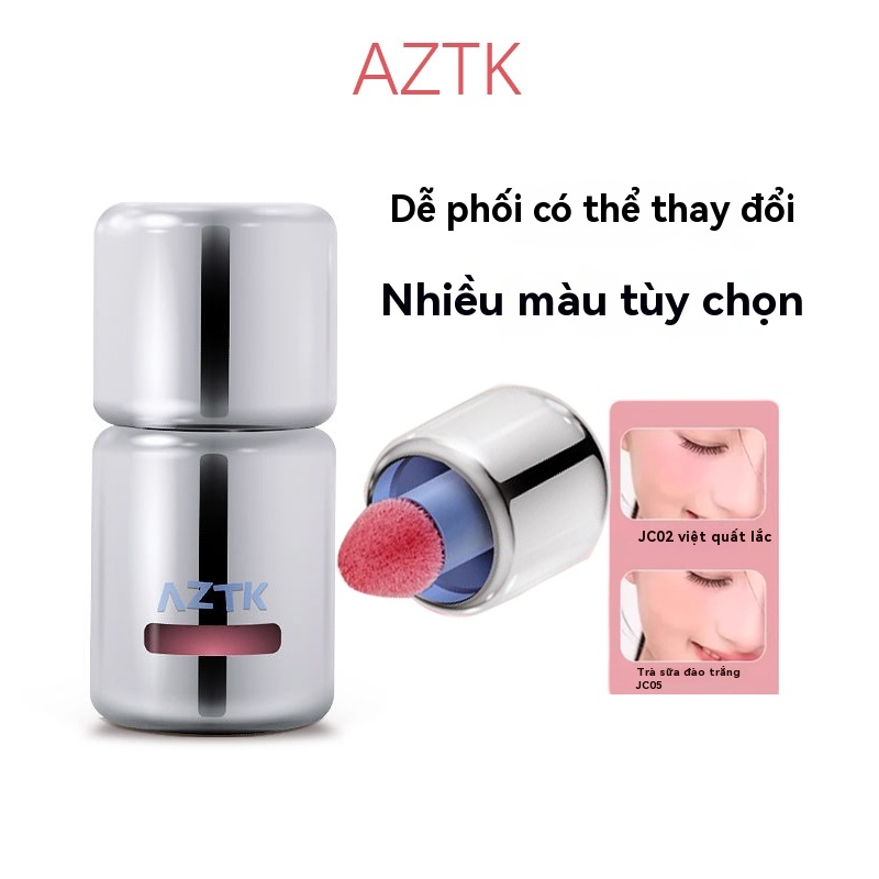 AZTK Má hồng dạng lỏng mở rộng và co lại để làm mờ, tạo đường nét và ...