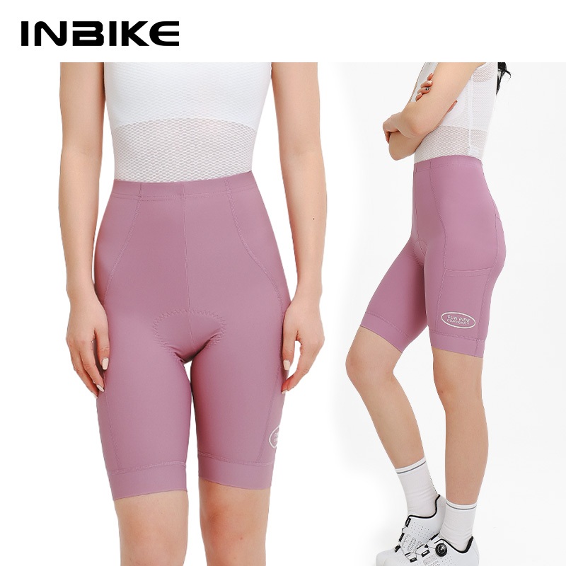 INBIKE 2025 Quần Short Đi Xe Đạp Có Túi 5-6 Giờ Miếng Lót Mùa Hè Nhanh Khô MTB Xe Đạp Nữ Đường ...