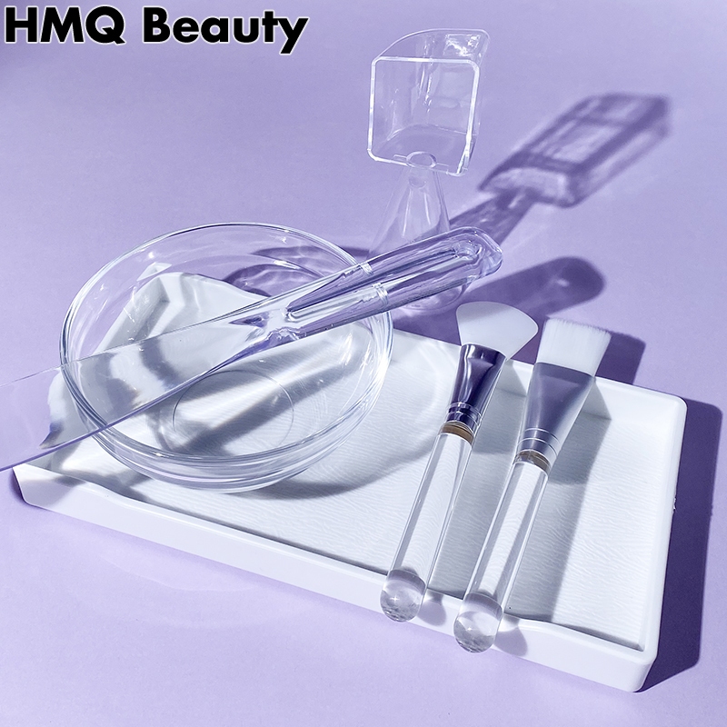 Chăm sóc da Bộ mặt nạ DIY Clear Rod Mask Brush Modified Soft Film Khay ...