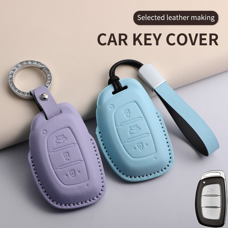 Bao Da Chìa Khóa Xe Hơi hyundai elantra hb20 i10 i20 i30 ix25 ix35 ix45 tucson ốp chìa khoá ...