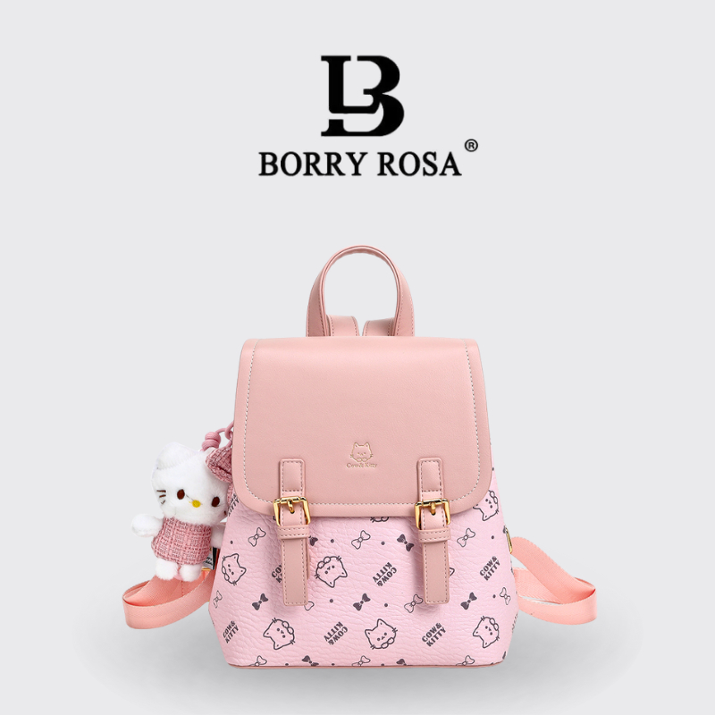 BORRY ROSA Ba lô nữ Màu hồng Ba lô màu hồng Dễ thương và sành điệu Giải ...