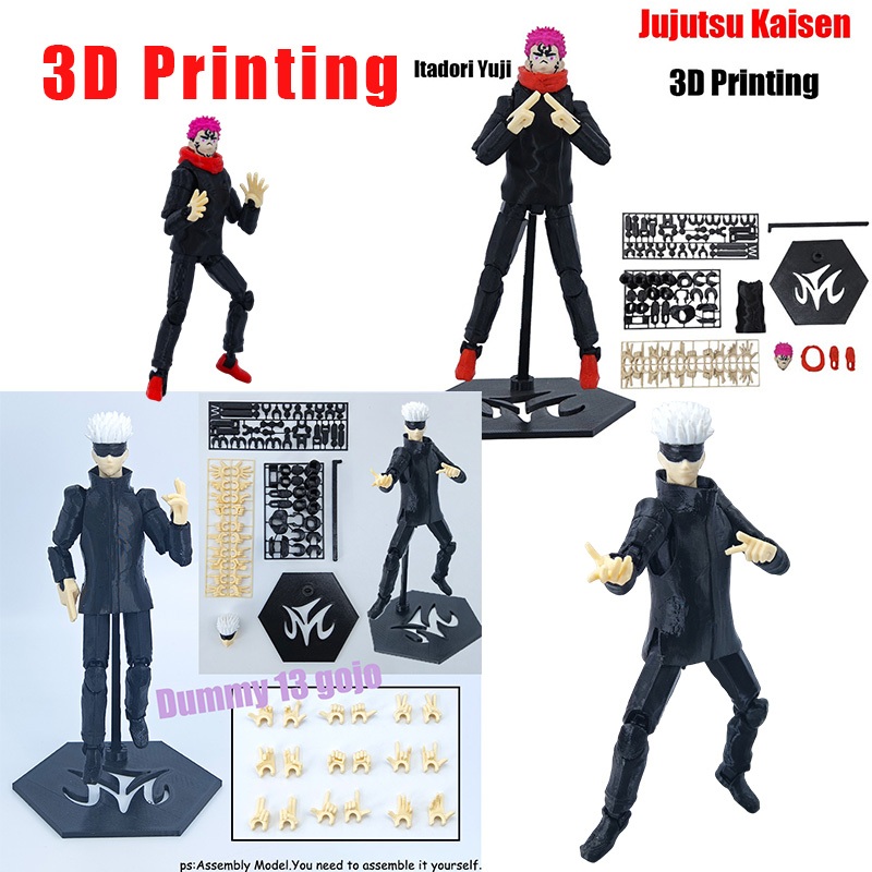 Jujutsu Kaisen 3d In T13 Nhân Vật Hành Động Gojo Multi-Joint Lucky 13 ...