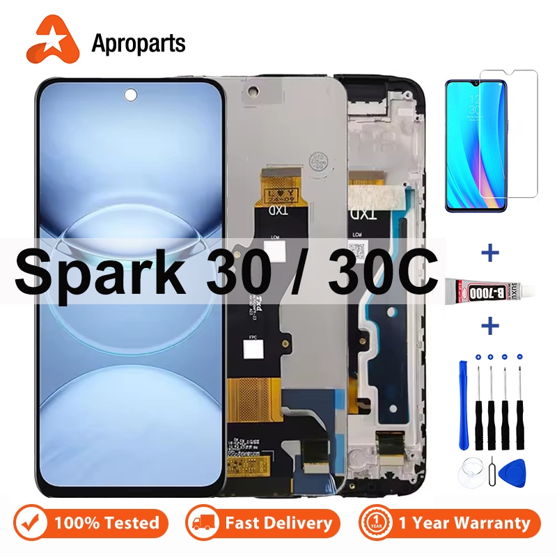 Màn Hình Chính Hãng Cho Tecno Spark 30 30C 5G KL8 KL8H kl5 kl5n Màn ...