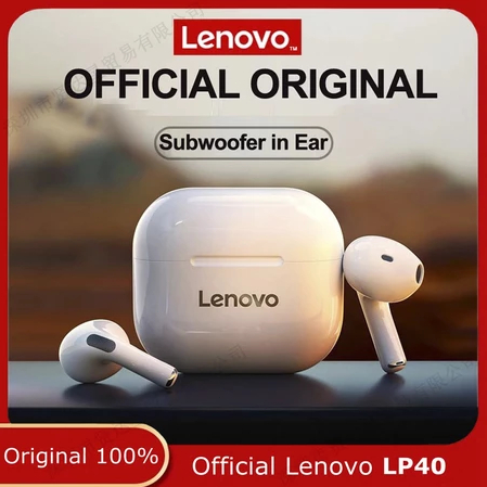 Tai nghe Bluetooth Lenovo LP40 PLUS Tai nghe không dây Tai nghe điều khiển cảm ứng Tai nghe nhét ...
