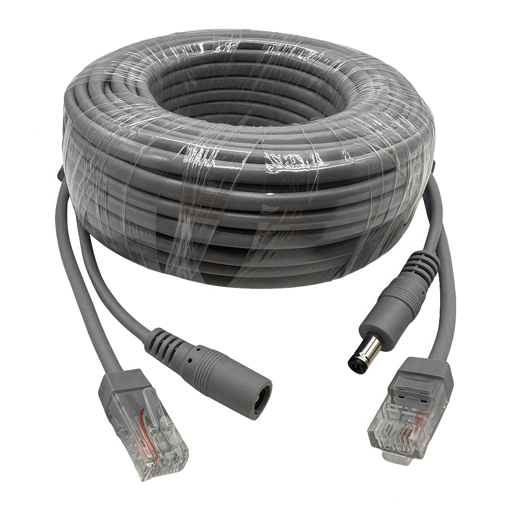 Cáp mạng Cat5 Plus Power Cáp hai trong một | Shopee Việt Nam