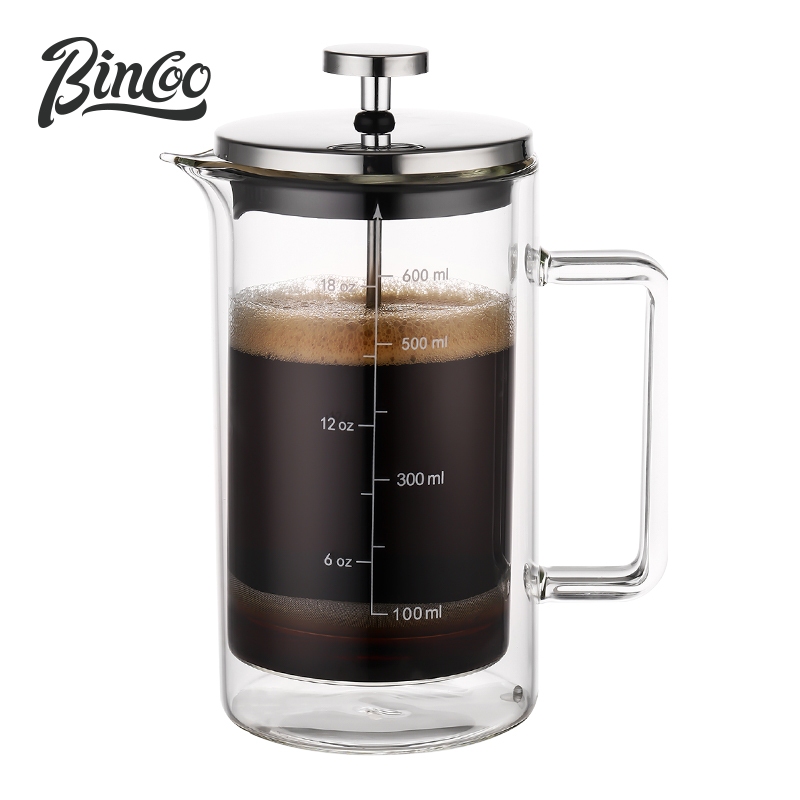 Bincoo Coffee French Press Hand Brewer Home Brewing Coffee Filter Set ...
