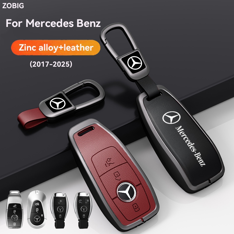 Zobig kim loại với Mercedes Benz Key Fob Cover Key Fob Case cho 2025 ...