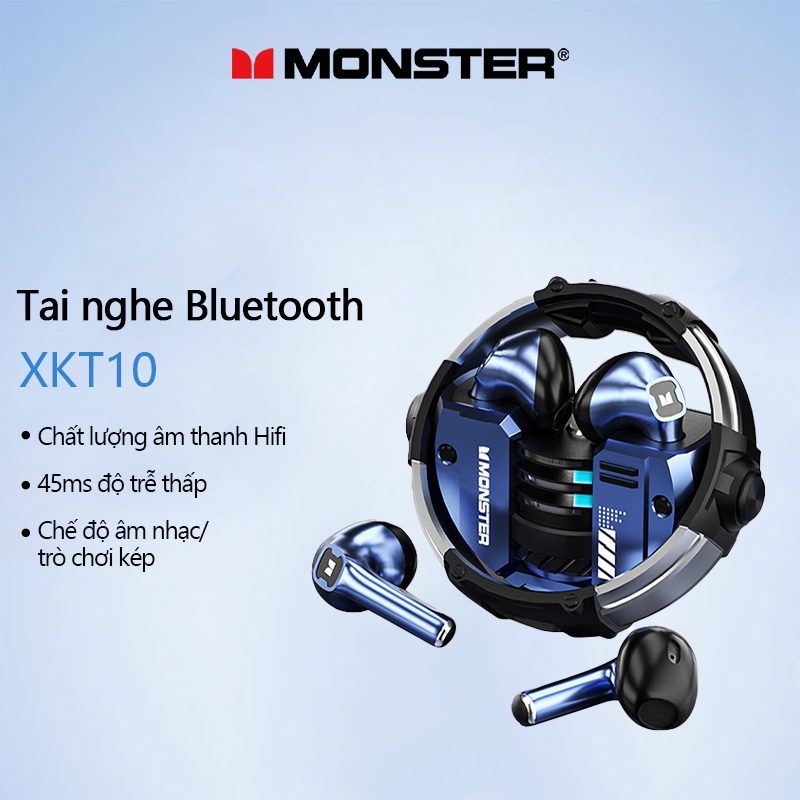 Tai Nghe Bluetooth Monster XKT10 Không Dây Chống Nước IPX4 Điều Khiển ...