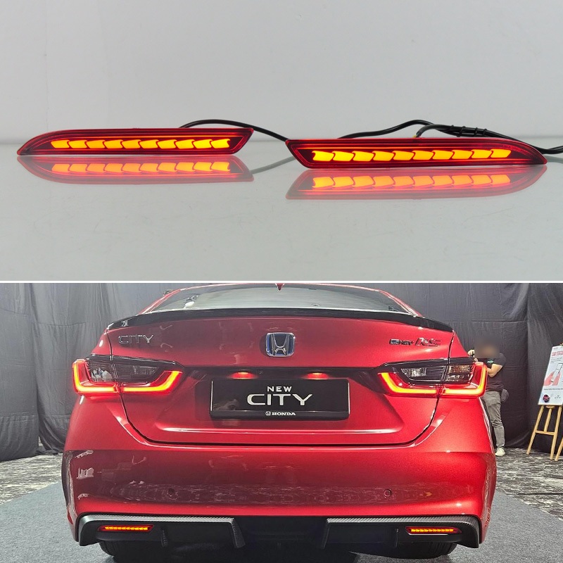 Honda City Sedan 2023 2024 12V LED cản sau Đèn sương mù Đèn LED chống nước cho ô tô Đèn hậu ...