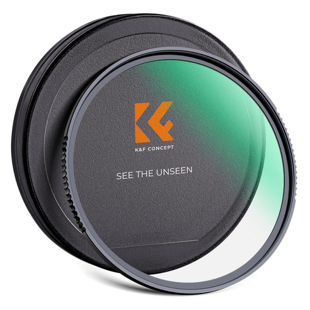 K & F CONCEPT Nano-X HD MCUV Bộ lọc cực tím 28 Bộ lọc đa lớp Kính cường lực có nắp ống kính ...