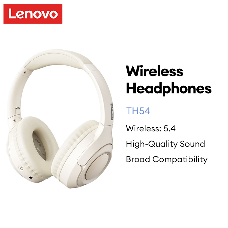 Tai nghe Bluetooth Lenovo TH54 Chơi game Độ trễ thấp Âm nhạc Giảm tiếng ...