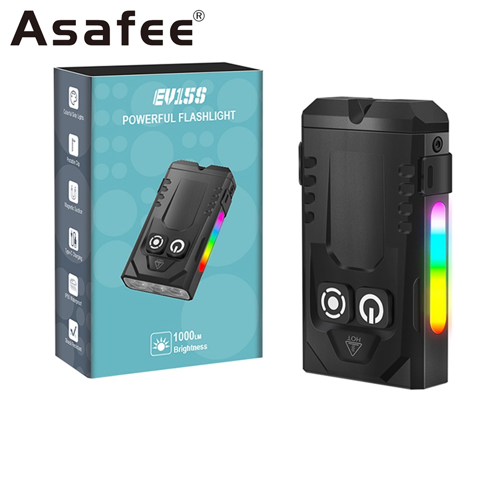 Asafee EV15S 1000LM Mini Móc Khóa Ánh Sáng 12W 1000mAh Pin Siêu Sáng ...