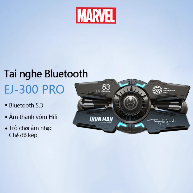 Tai nghe bluetooth MONSTER Marvel EJ-300 PRO âm thanh HIFI chống ồn ...
