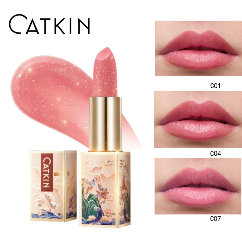Son Dưỡng có Màu CATKIN Son Môi Dưỡng ẩm 6H Son Dưỡng Môi Có Màu Moonlight Tinted Lip balm 3,3g ...