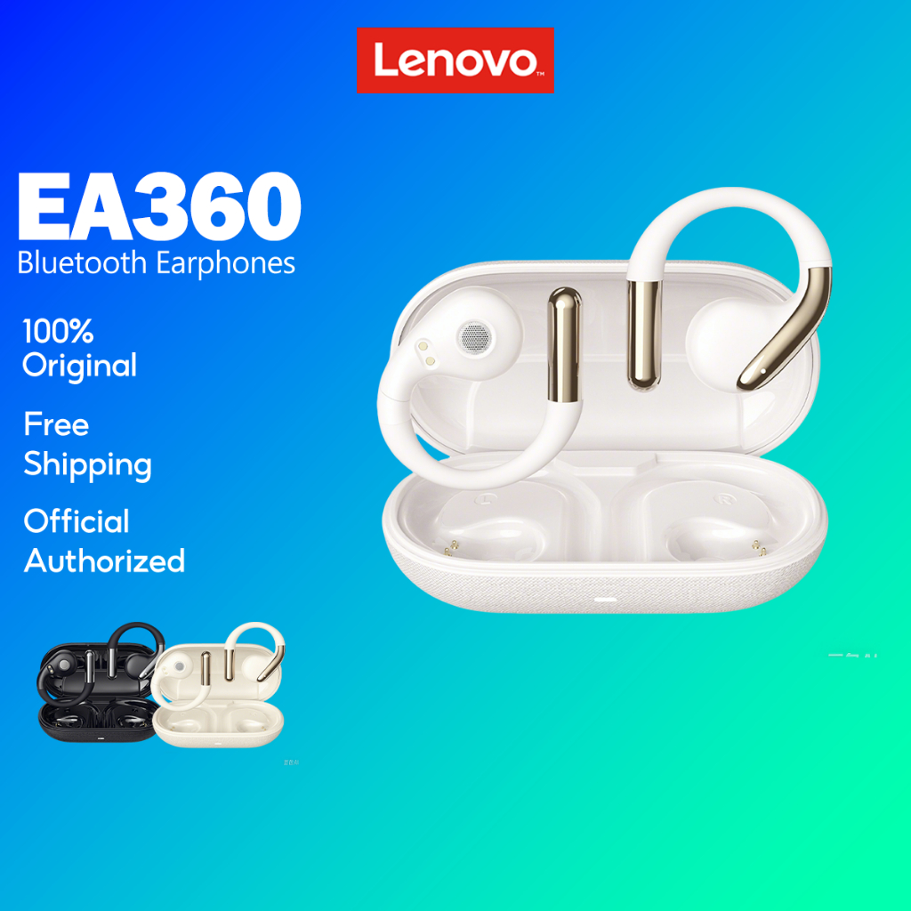 Tai nghe Bluetooth Lenovo EA360 | Thiết kế mở | Bluetooth 5.4 | Âm thanh HD | Thoải mái khi mặc ...