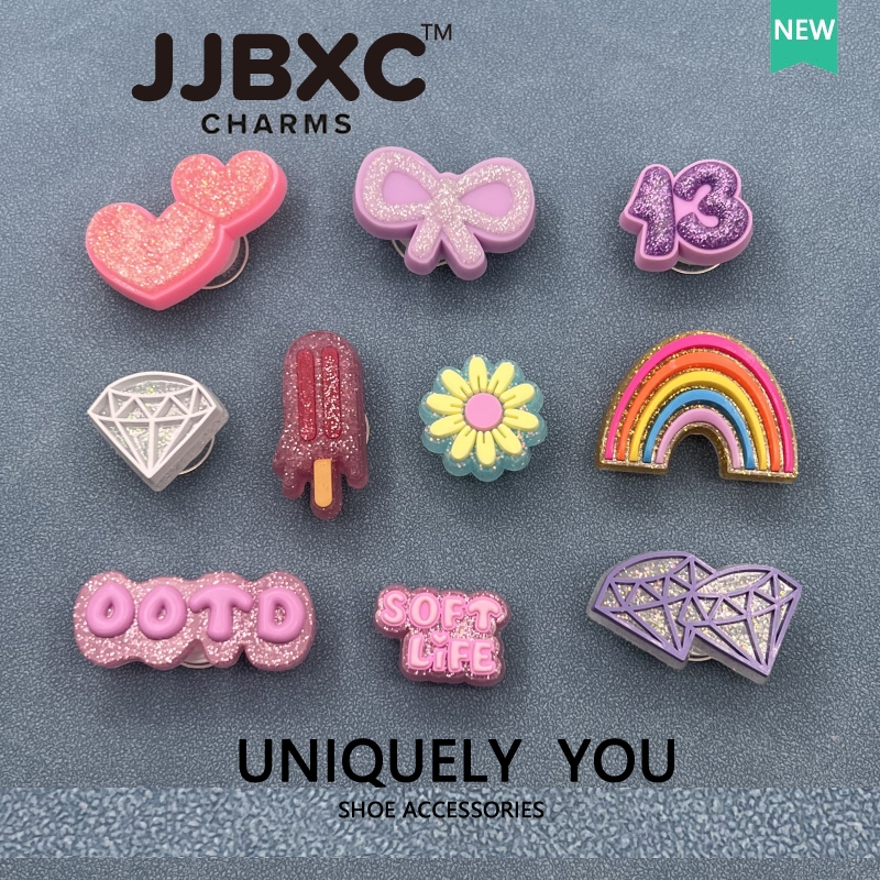 JJBXC Charm phu kien giay Cross Khoa trang tri dong san pham lap lanh ...