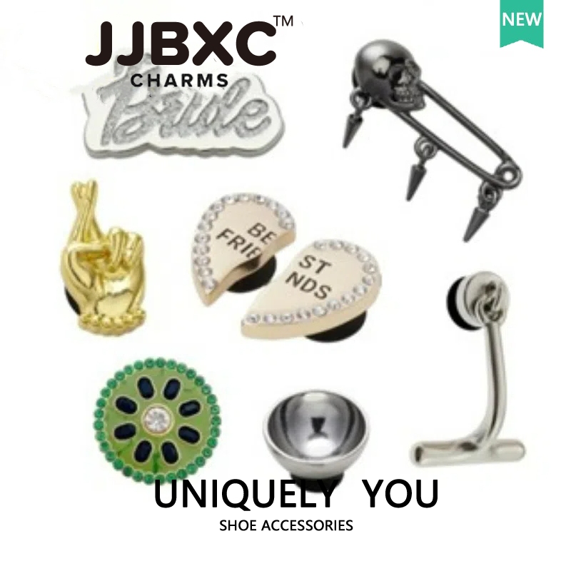 JJBXC Charm phu kien giay Cross Khoa trang tri dong bac kim loai chinh ...