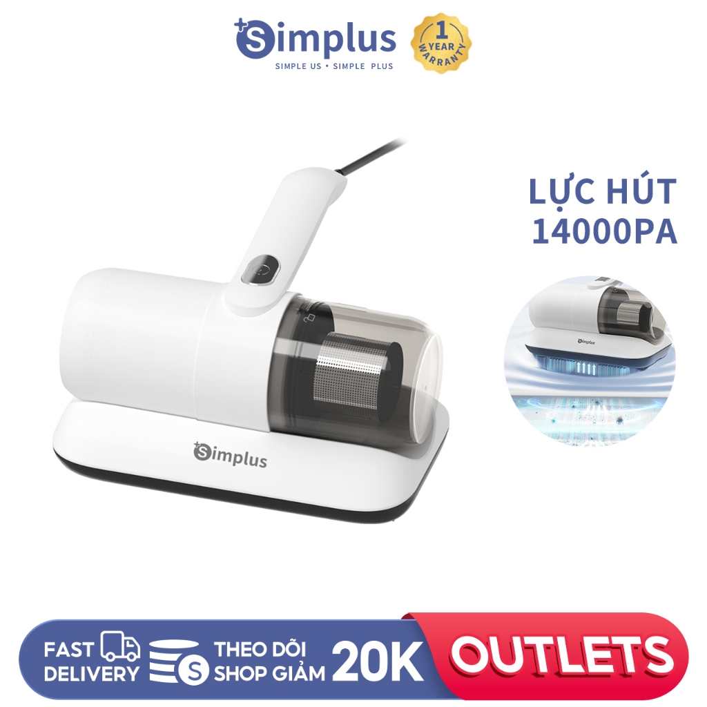 Máy Hút Bụi Giường Nệm Lực Hút 12000Pa Simplus CMYH004 – Bảo Hành 12 Tháng | Shopee Việt Nam