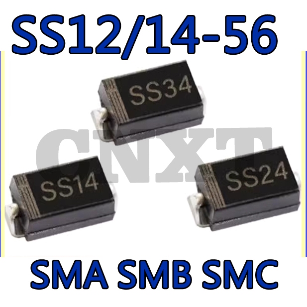 10 ~ 20 Chiếc Miếng Dán Diode SS14 SS12 SS16 SS22 SS24 SS34 SS36 SS54 SS56 SMA SMB SMC | Shopee ...