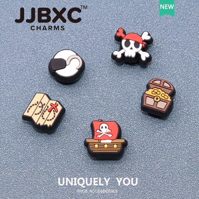 JJBXC Charm phu kien giay Cross Khoa trang tri cuop bien thuyen kho bau ...