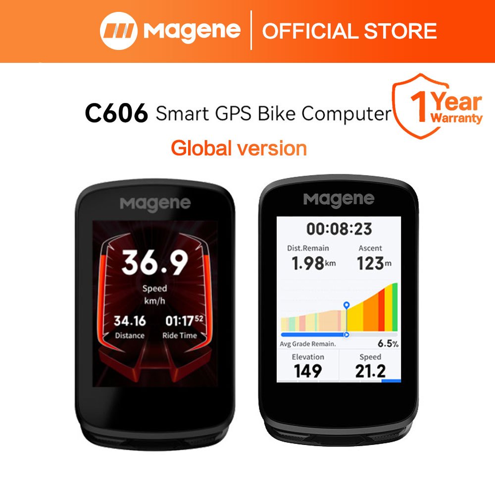 Magene C606 với màn hình cảm ứng 2,8 inch định vị xe đạp máy tính GPS ...