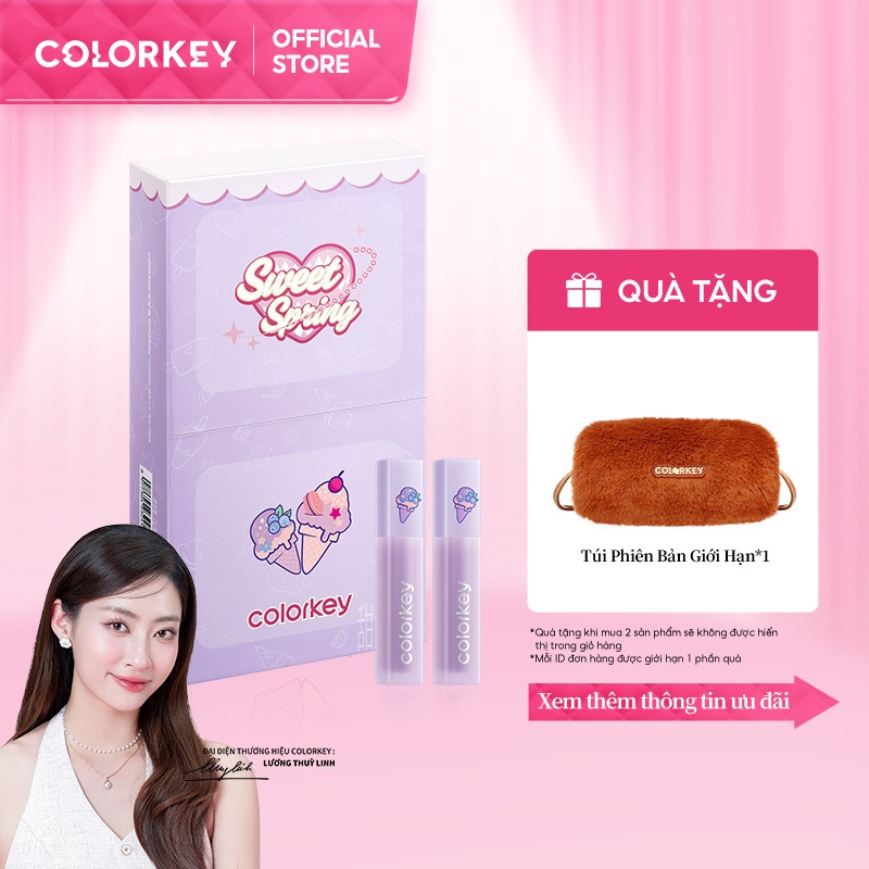 Hộp Son Môi Mini, COLORKEY, Quyến Rũ Ngọt Ngào, 1.5g * 5 Cái | Shopee ...