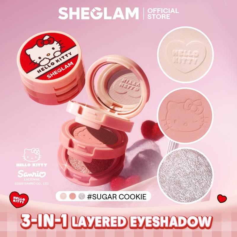 Hello Kitty | Sheglam Darling Shadow Stack-Sweetheart | Shopee Việt Nam