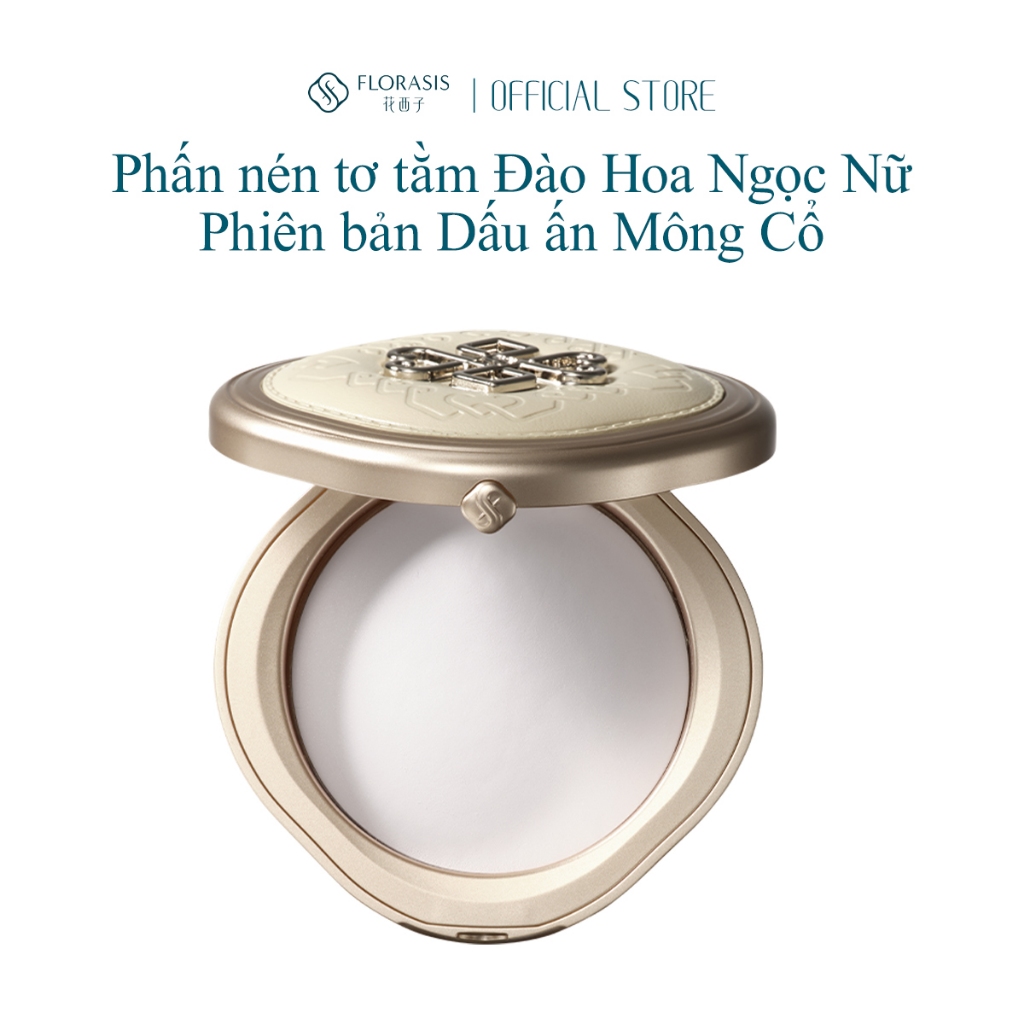 Florasis (Hoa Tây Tử) Phấn phủ tơ tằm hoa đào (phiên bản Mông Cổ ...