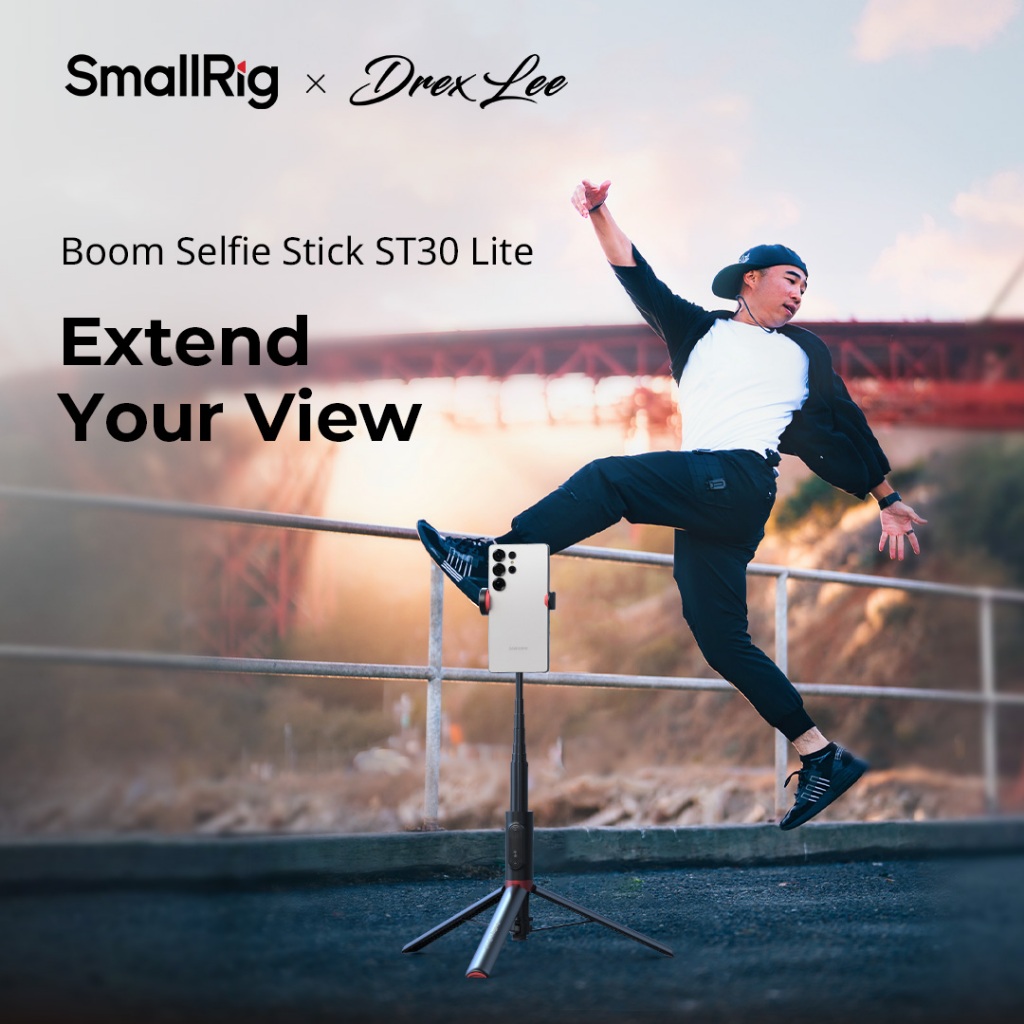 Smallrig x Drex Lee Boom Selfie Stick ST-30 Lite (Đen)#5292 #5291 ...