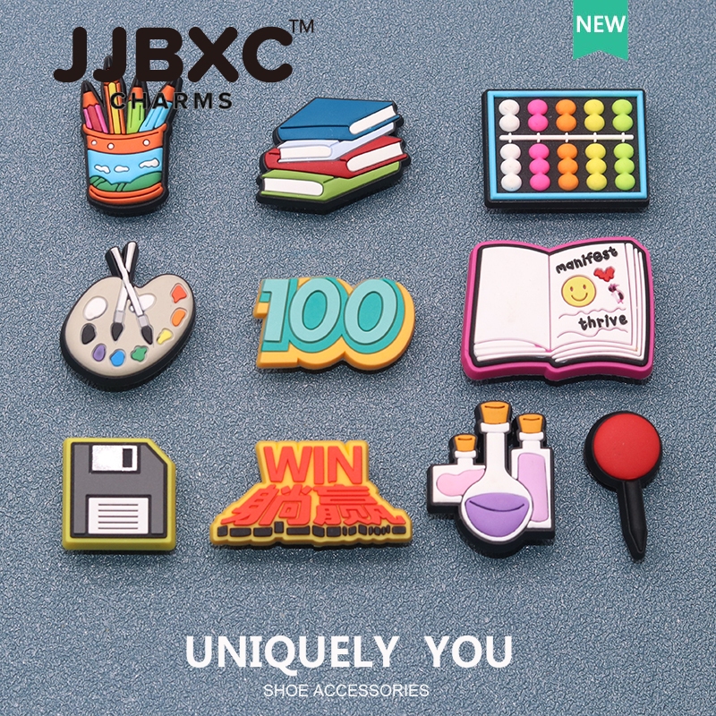 JJBXC Charm phu kien giay Cross Khoa trang tri bo hoc tap chinh hang ...