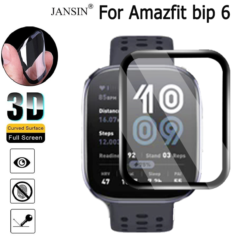Jansin Dán Màn Hình Cường Lực Dẻo 3D Cho Amazfit Bip 6 GPS Smart Watch ...