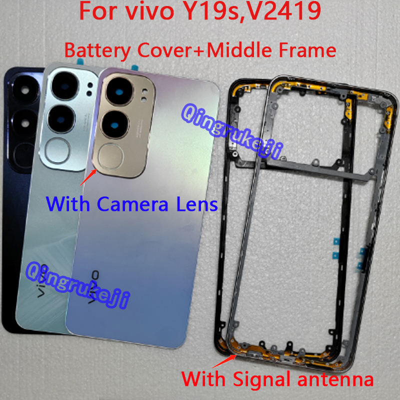 Ốp điện thoại Mới Chính Hãng Dành Cho vivo Y19s, V2419 Pin + Khung Giữa ...