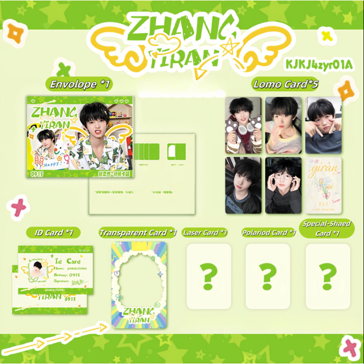 Tf Family 4th Casebook Kaji Card Zhang Guiyuan Chen Yiheng Laser Hologram Trong suốt Lomo Cards ...