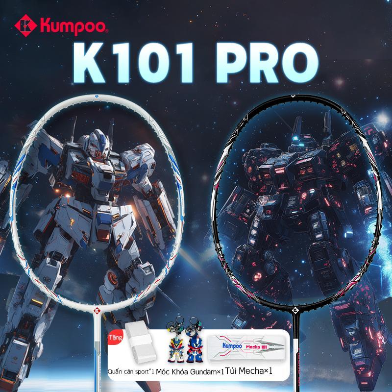 Vợt cầu lông Kumpoo K101 Pro, Mecha Đồng thương hiệu, Carbon nguyên ...
