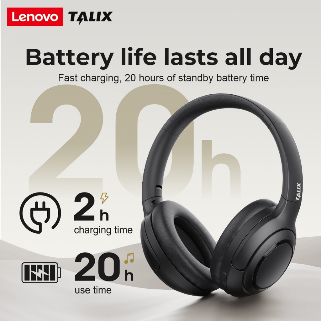 Tai nghe Bluetooth Lenovo Talix TA61 Tự động khử tiếng ồn Cuộc gọi nhạc ...