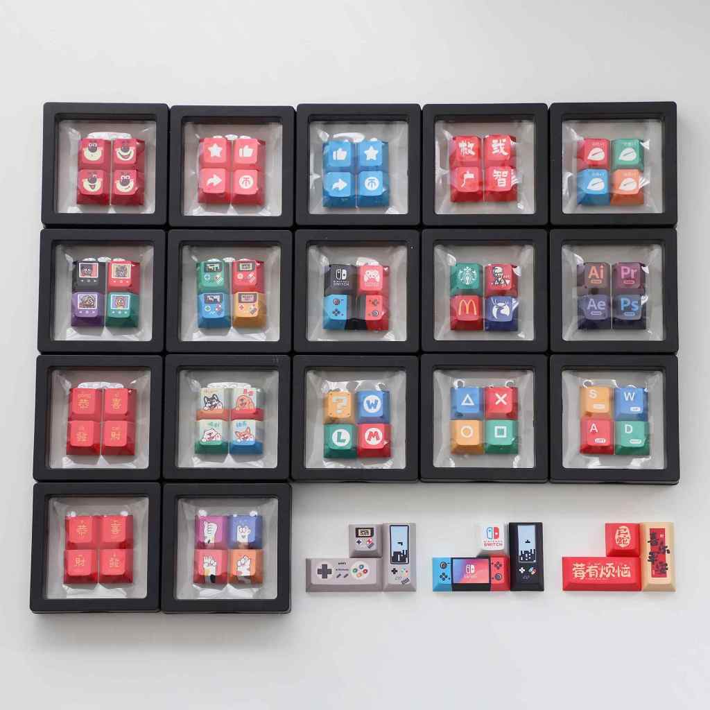 Keycaps PBT Dye-sub Cherry Profile Keycap Custom Keycaps Tương thích ...